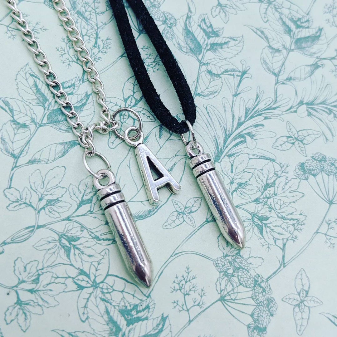 Bullet Necklace, Gun Necklace, Pistol Jewelry, Gun Jewelry, Gun Themed ...