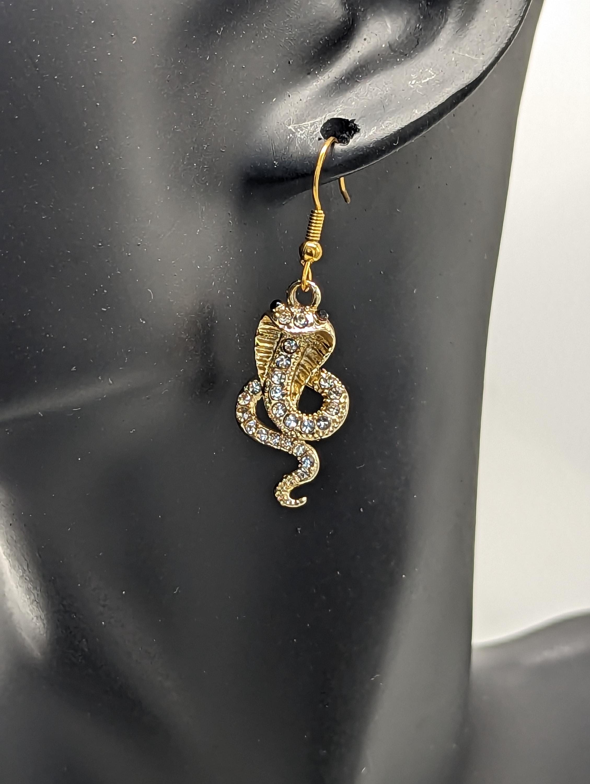Snake Earrings, Snake Jewellery, Snake Lover Gifts, Snake Accessories ...