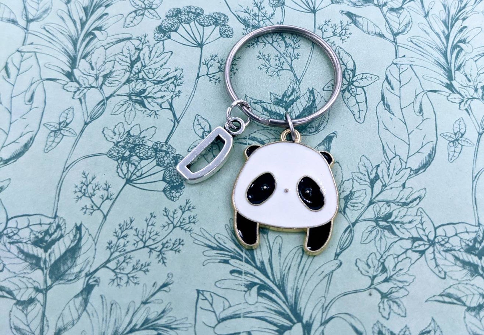 Panda keychain panda keyring panda gifts custom animal | Etsy
