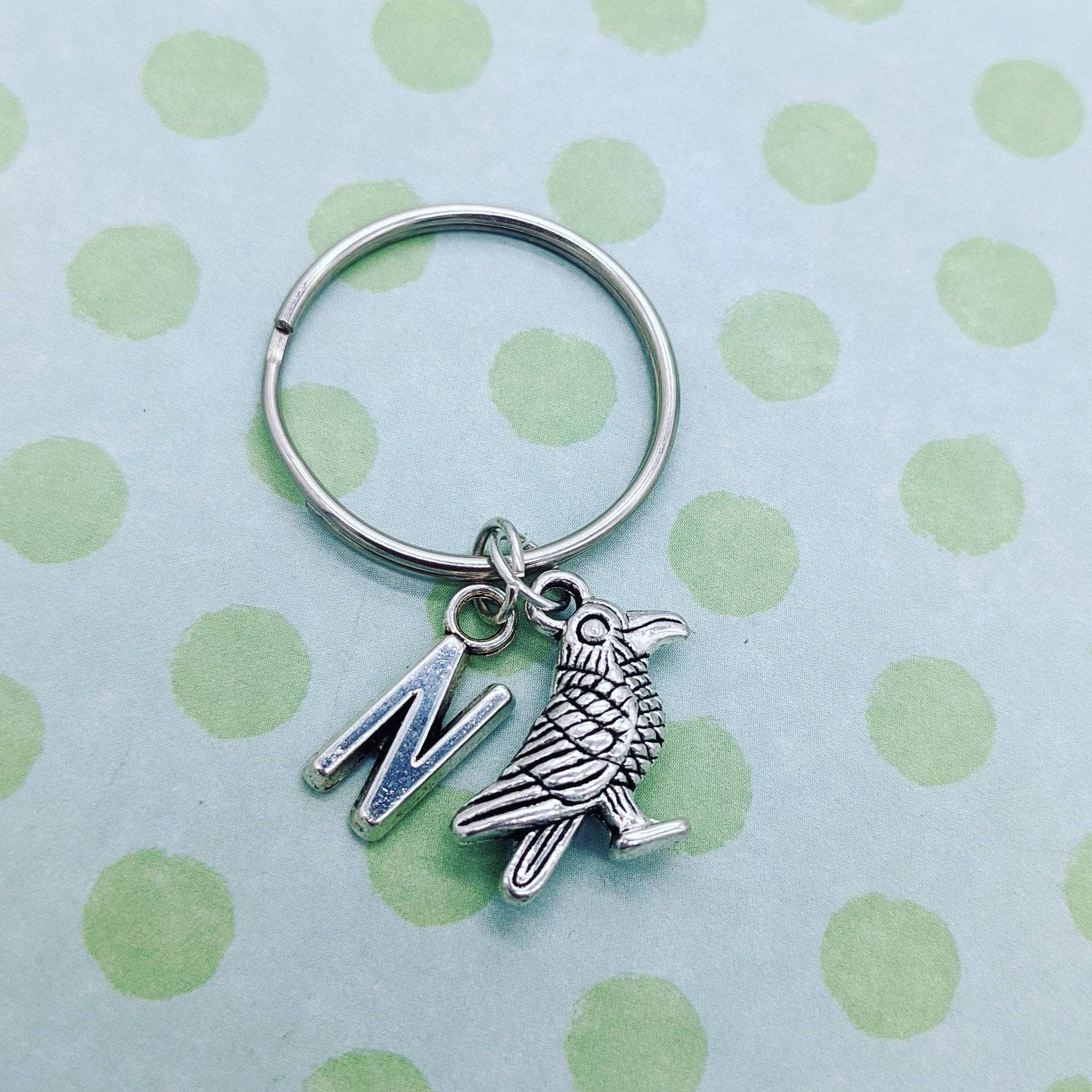 Raven Keychain Raven Gifts Bird Keychain Bird Lover Gifts | Etsy