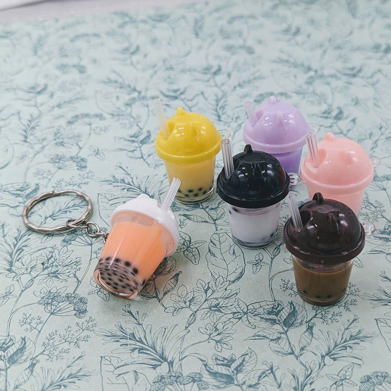 Bubble Tea Keychain - Etsy UK