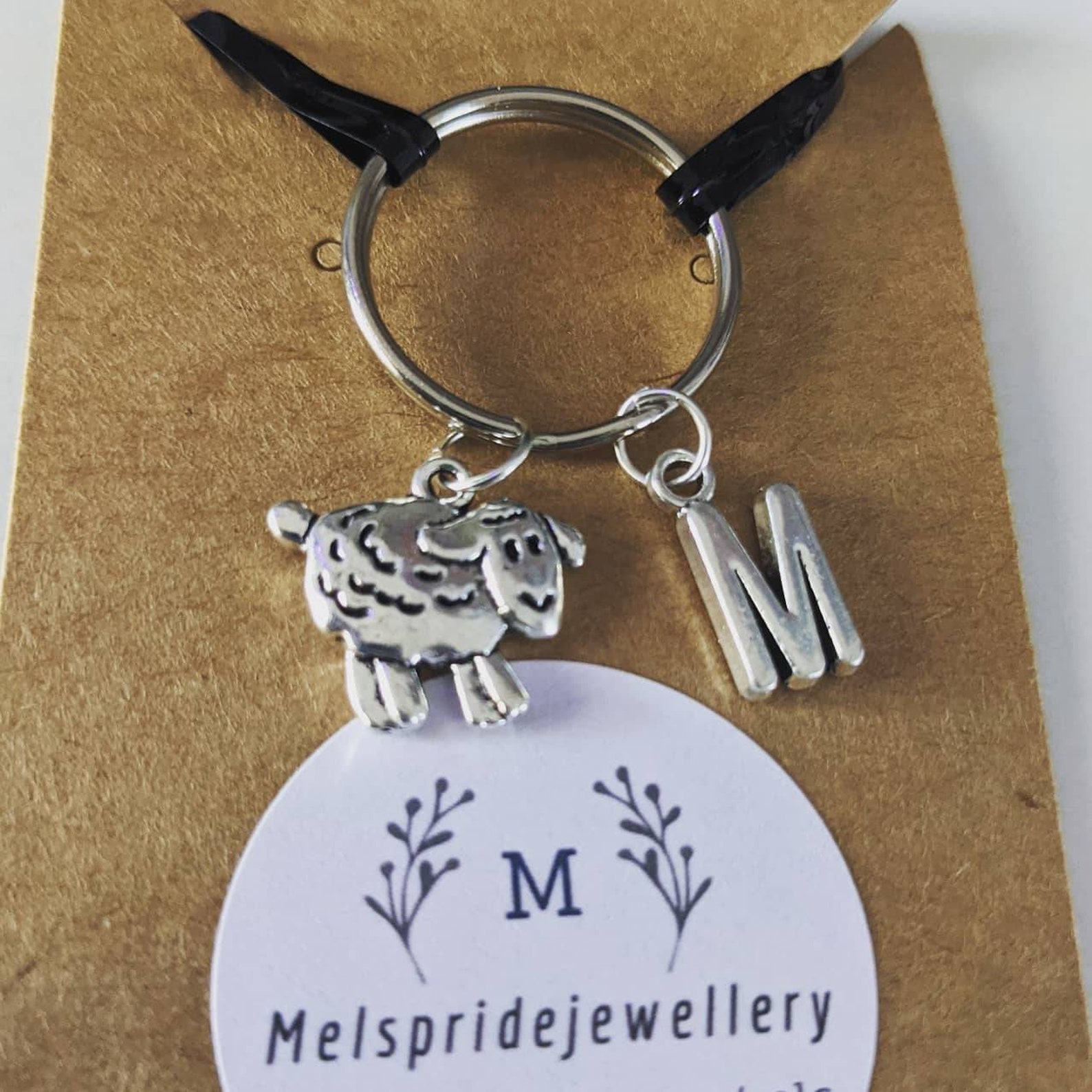 Sheep Keyring Sheep Lover Gifts Initial Keychain Farmer | Etsy UK