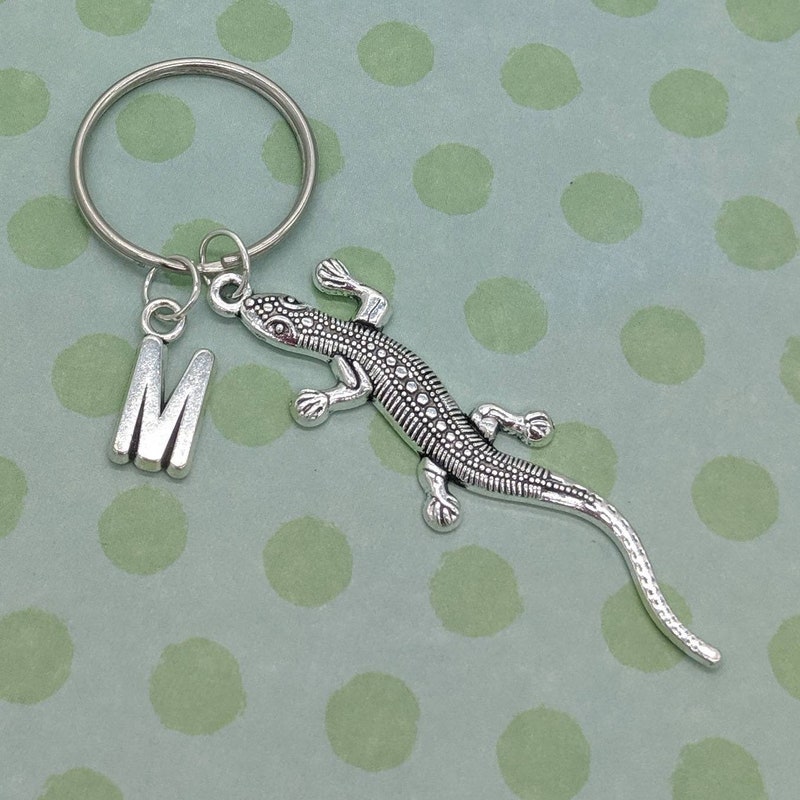 Lizard Keychain - Etsy