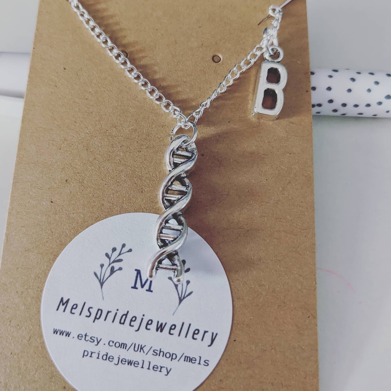 DNA Necklace Molecular Necklace Science Geek Scientist | Etsy UK