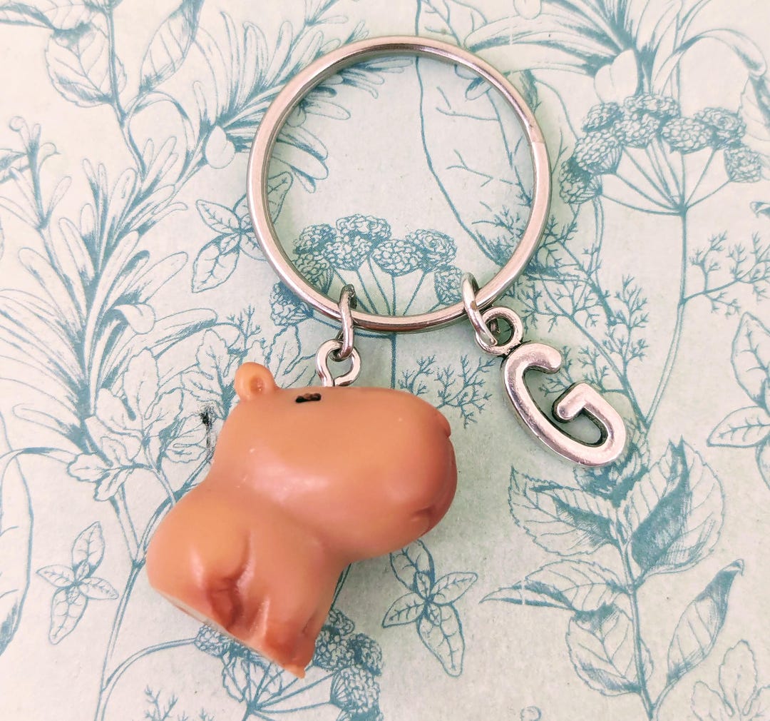 Capybara Keychain, Capybara Keyring, Capybara Lover Gifts, Capybara ...