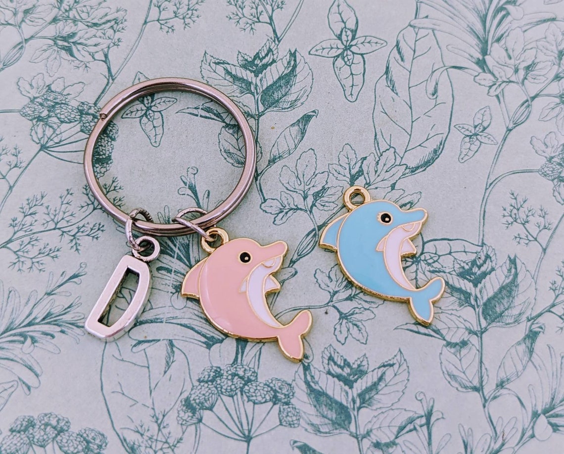 Dolphin Keychain, Dolphin Keyring, Dolphin Lover Gifts, Dolphin ...