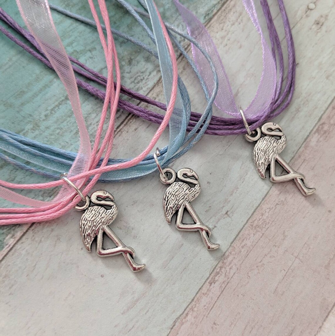 Flamingo Necklace Flamingo Jewellery Children Necklace - Etsy UK