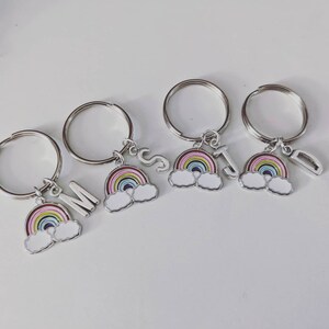 Rainbow Keyring, Rainbow Gift, Personalised Keyring, Bff Gifts, Rainbow ...