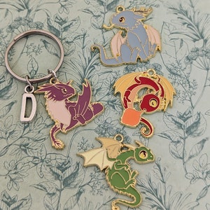 Dragon Keychain, Dragon Keyring, Dragon Lover Gifts, Fantasy Keychain ...