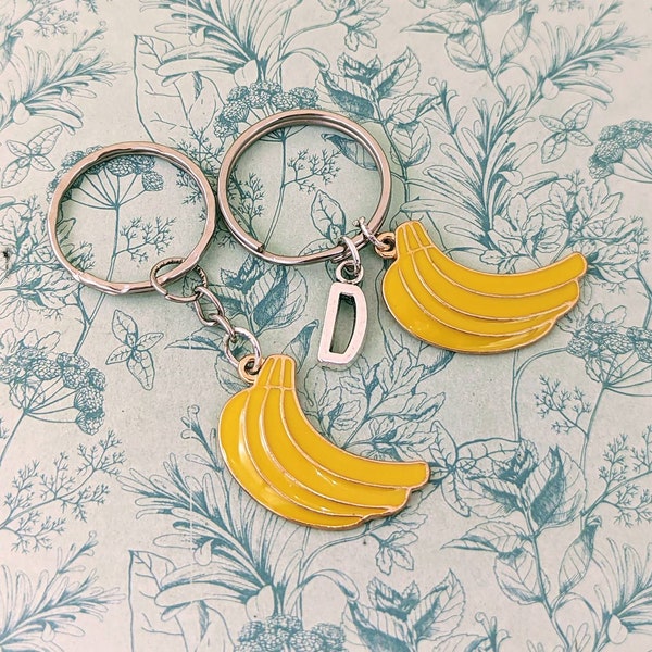 Banana Keychain - Etsy