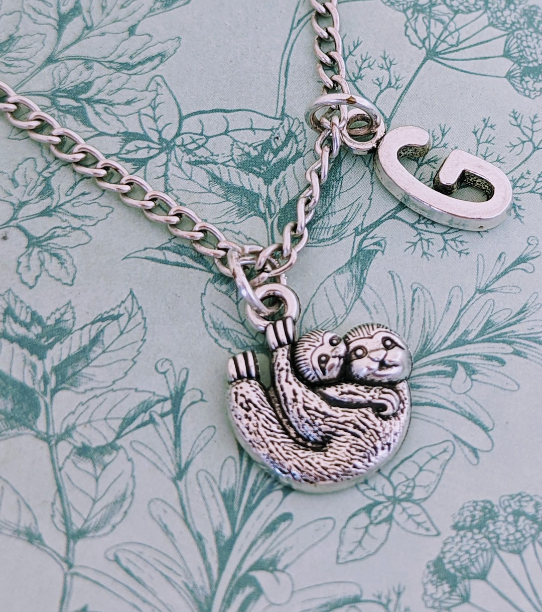 Cute Sloth Animal Necklace, Sloth Jewellery Gifts, Gifts for Sloth ...