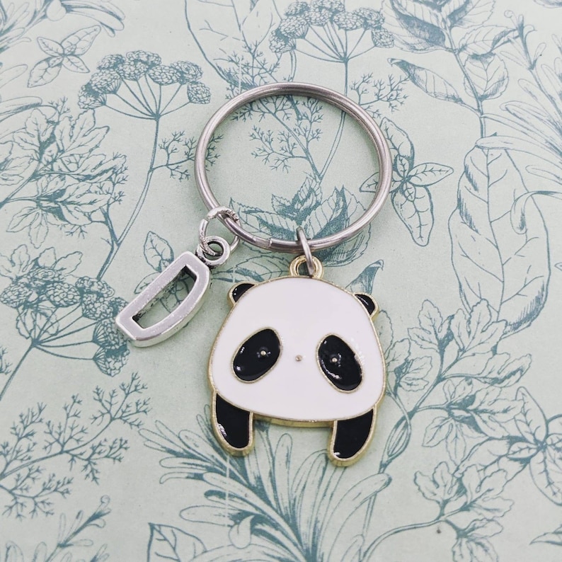 Panda Keychain Panda Keyring Panda Gifts Custom Animal - Etsy UK