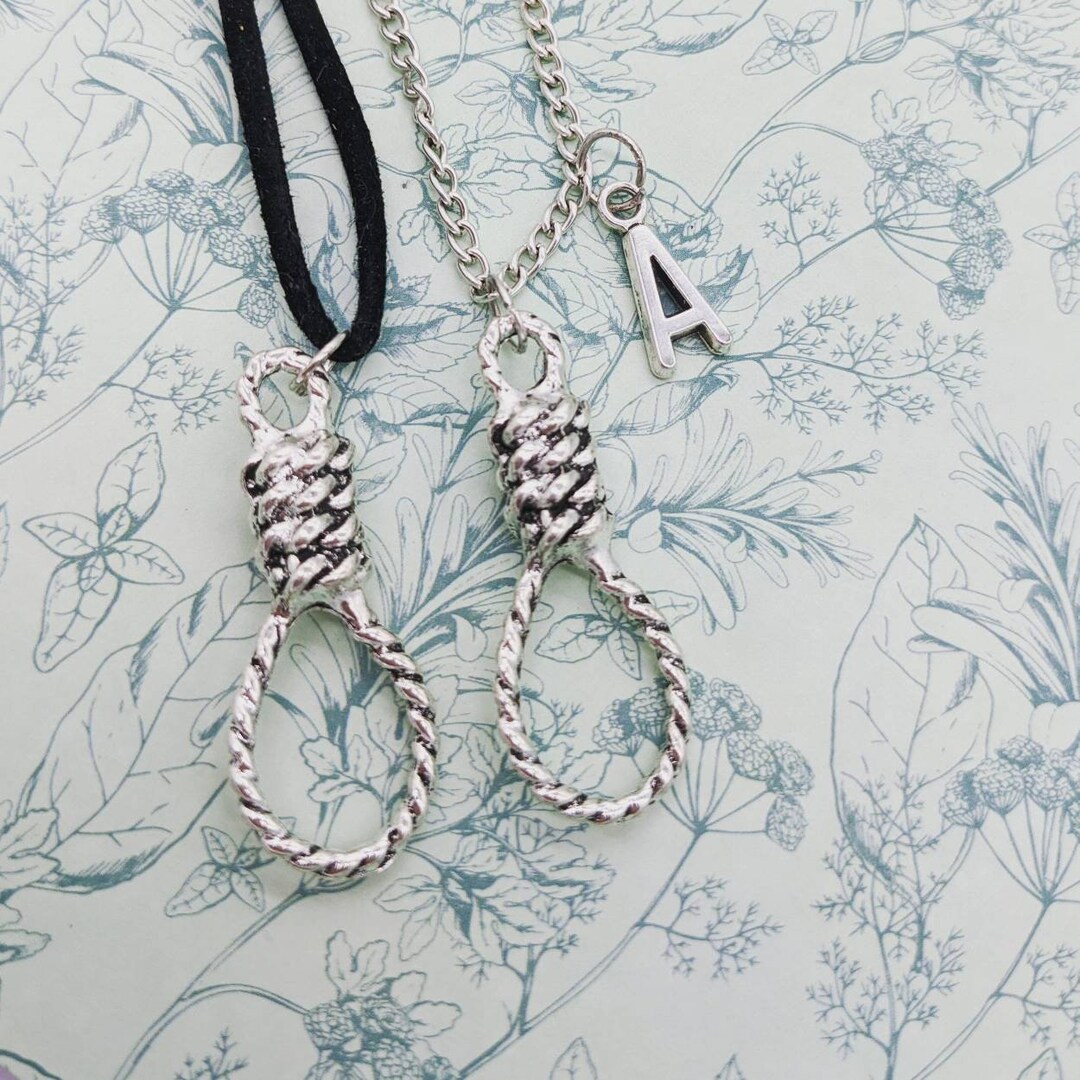 Noose Necklace, Hangman Necklace, Gothic Jewellery, Gothic Necklace ...