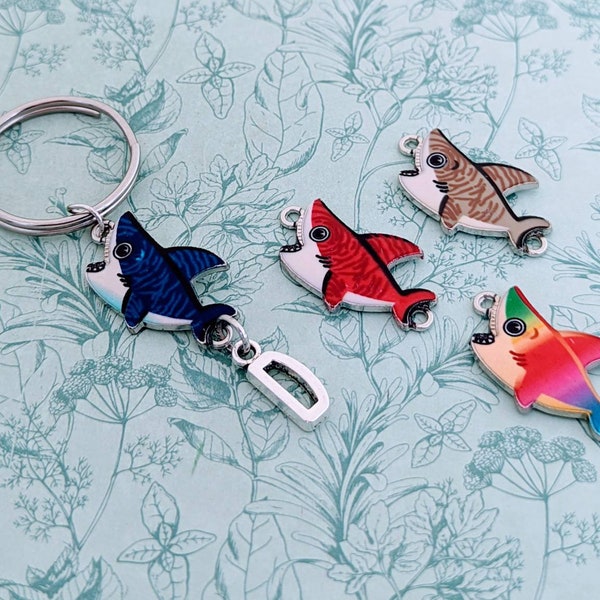 Shark Keychain - Etsy