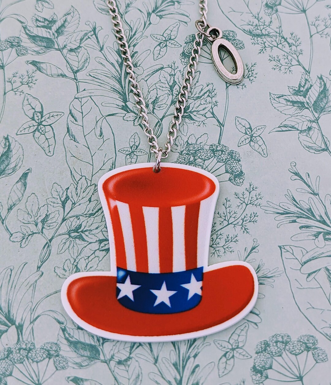 Patriotic Independence American Flag Necklace, American Flag Themed ...
