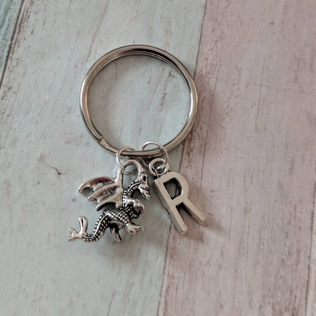 Personalised Keyring, Personalised Gifts, Dragon Keyring, Dragon Gifts ...