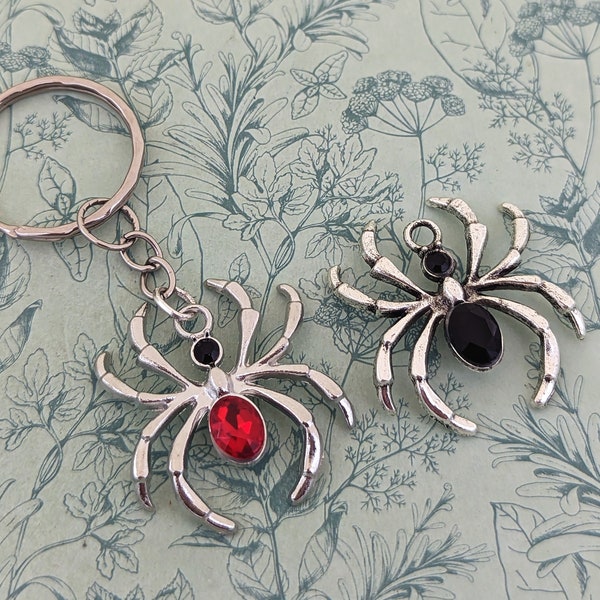 Spider Keychain - Etsy