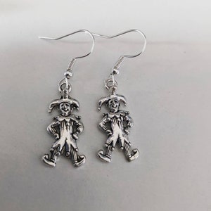 Clown Earrings, Jester Earrings, Clown Jewelry, Novelty Earrings ...