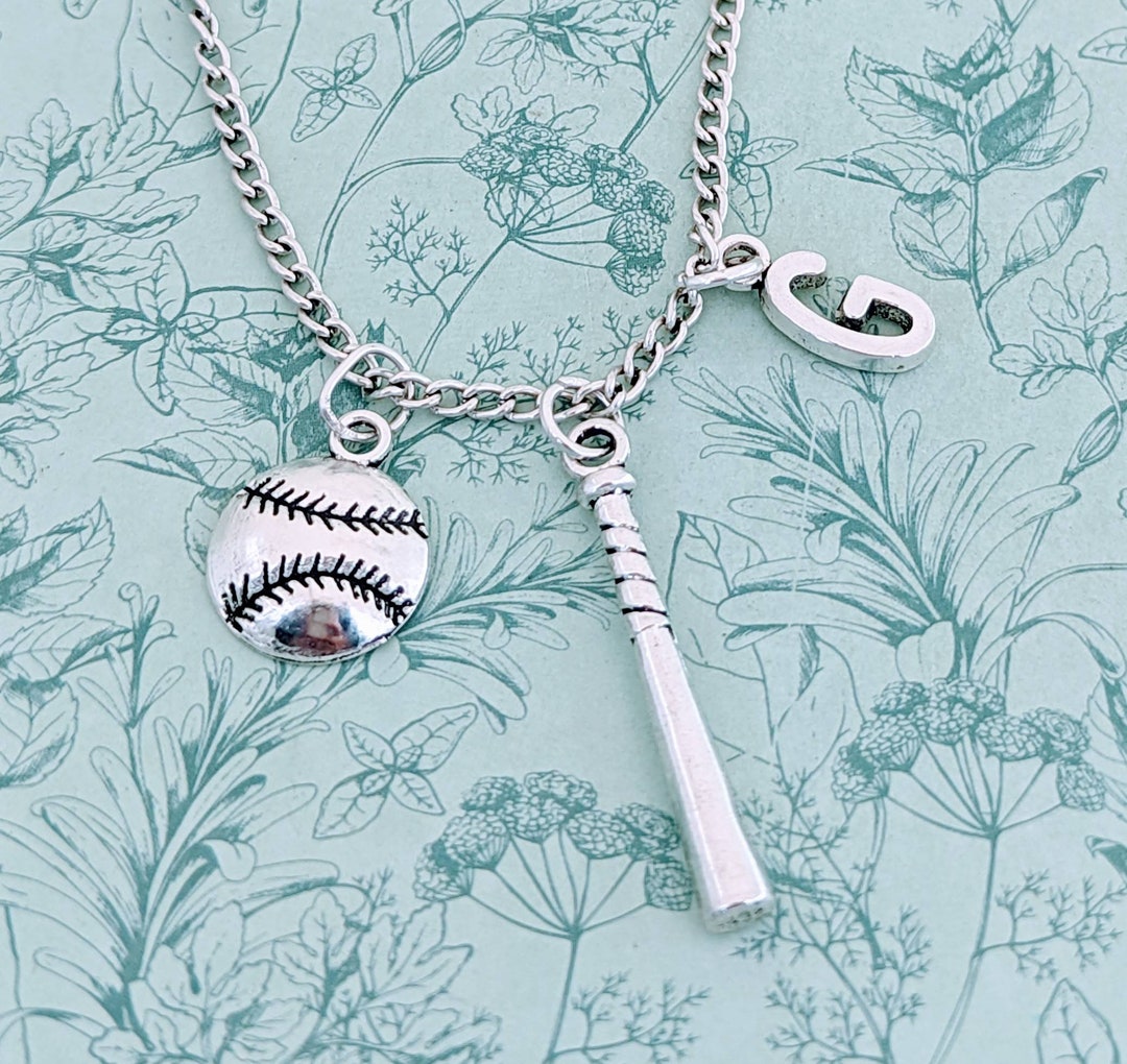 Baseball Bat Necklace, Sports Necklace, Sportsman Gifts, Baseball Lover ...