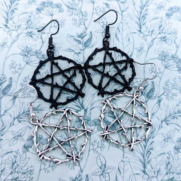 Pentagram Sword Earrings - Etsy