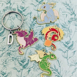 Dragon Keychain, Dragon Keyring, Dragon Lover Gifts, Fantasy Keychain ...