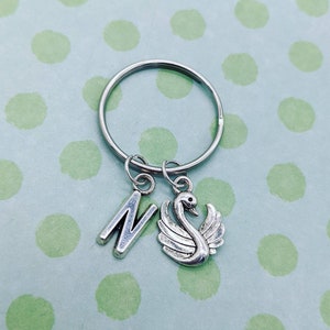 Swan Keyring, Swan Gifts, Sister Gifts, Bird Keyring, Bird Watcher ...
