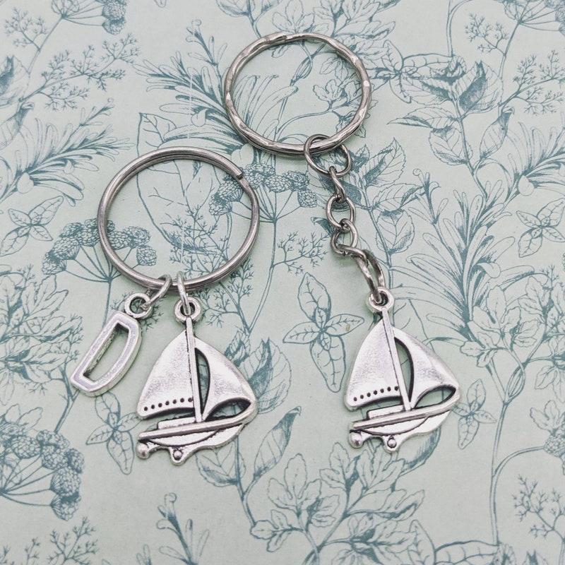 Boat Keychain - Etsy