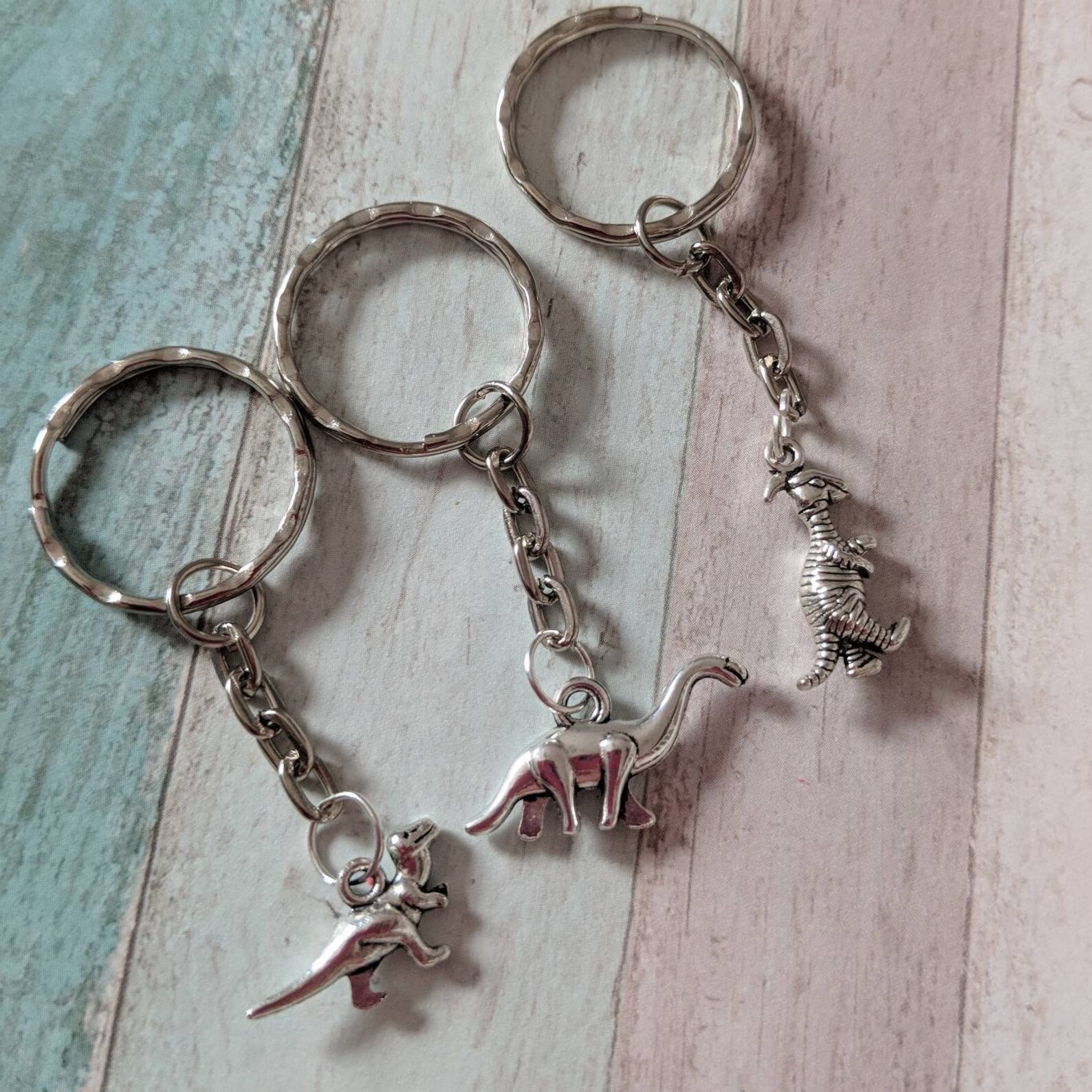 Dinosaur Keyring Dino Lover Raptor Accessory Diplodocus | Etsy UK