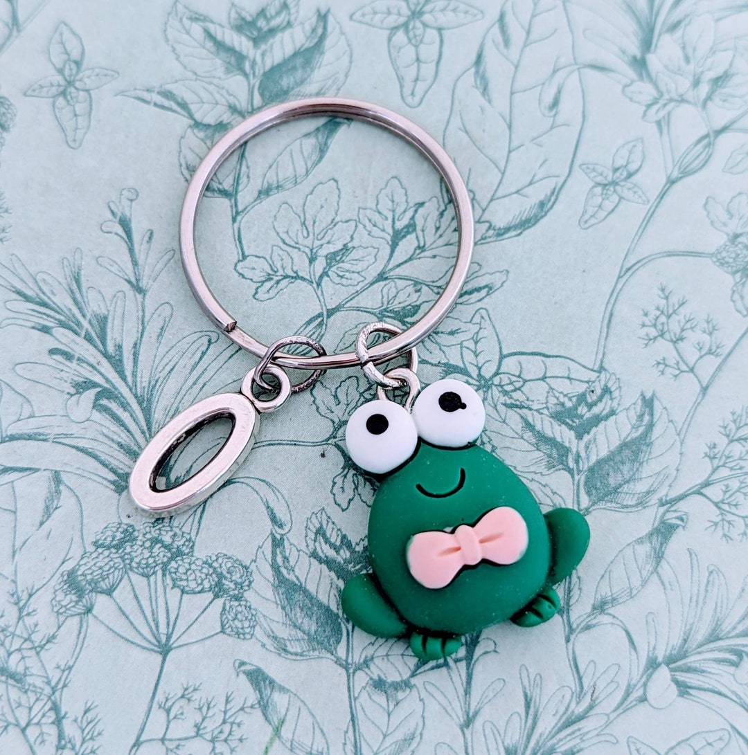 Frog Keychain, Frog Keyring, Frog Bag Charm, Frog Inspired Gifts ...