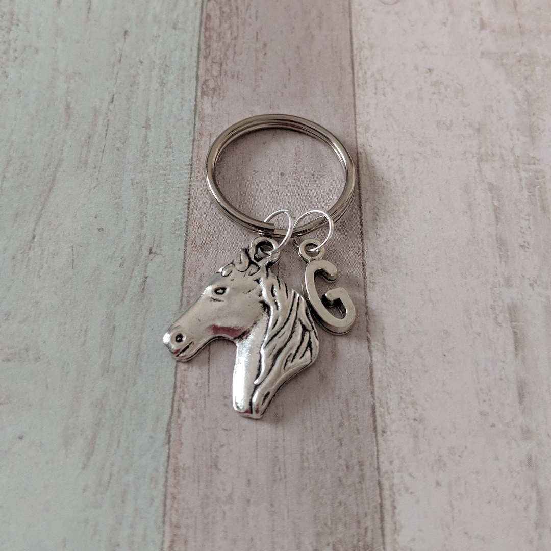 Horse Keyring, Personalised Keyring, Horse Rider Gift, Gifts for Her ...