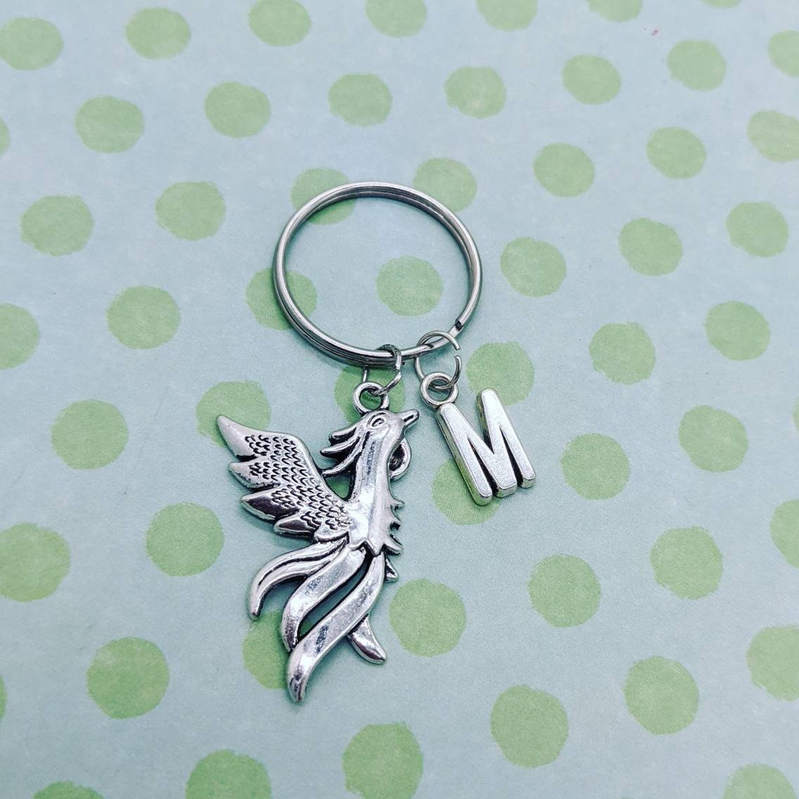 Phoenix keychain phoenix keyring phoenix gifts bird | Etsy