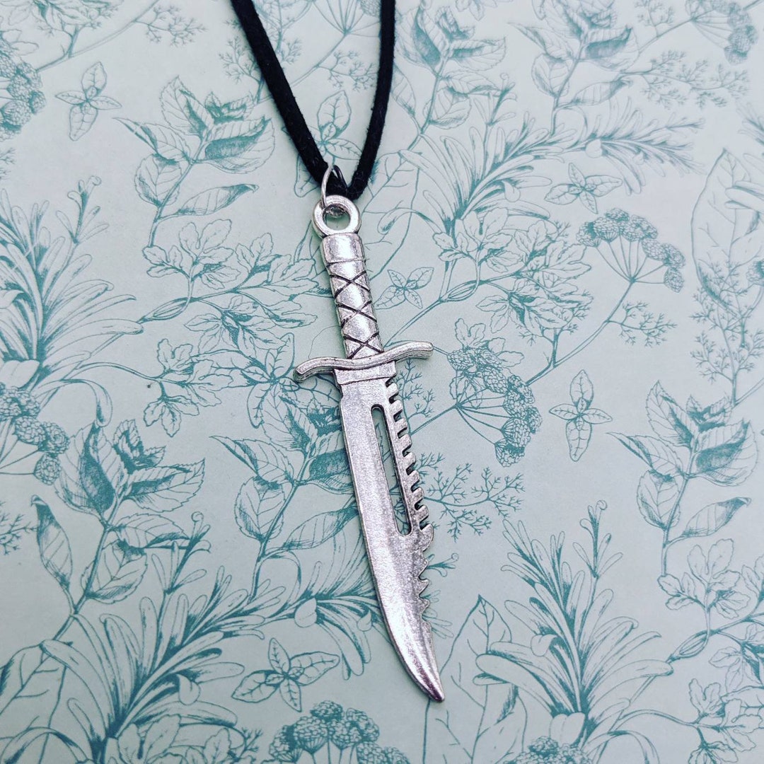 Dagger Necklace, Knife Necklace, Knife Jewelry, Dagger Jewelry, Bff ...