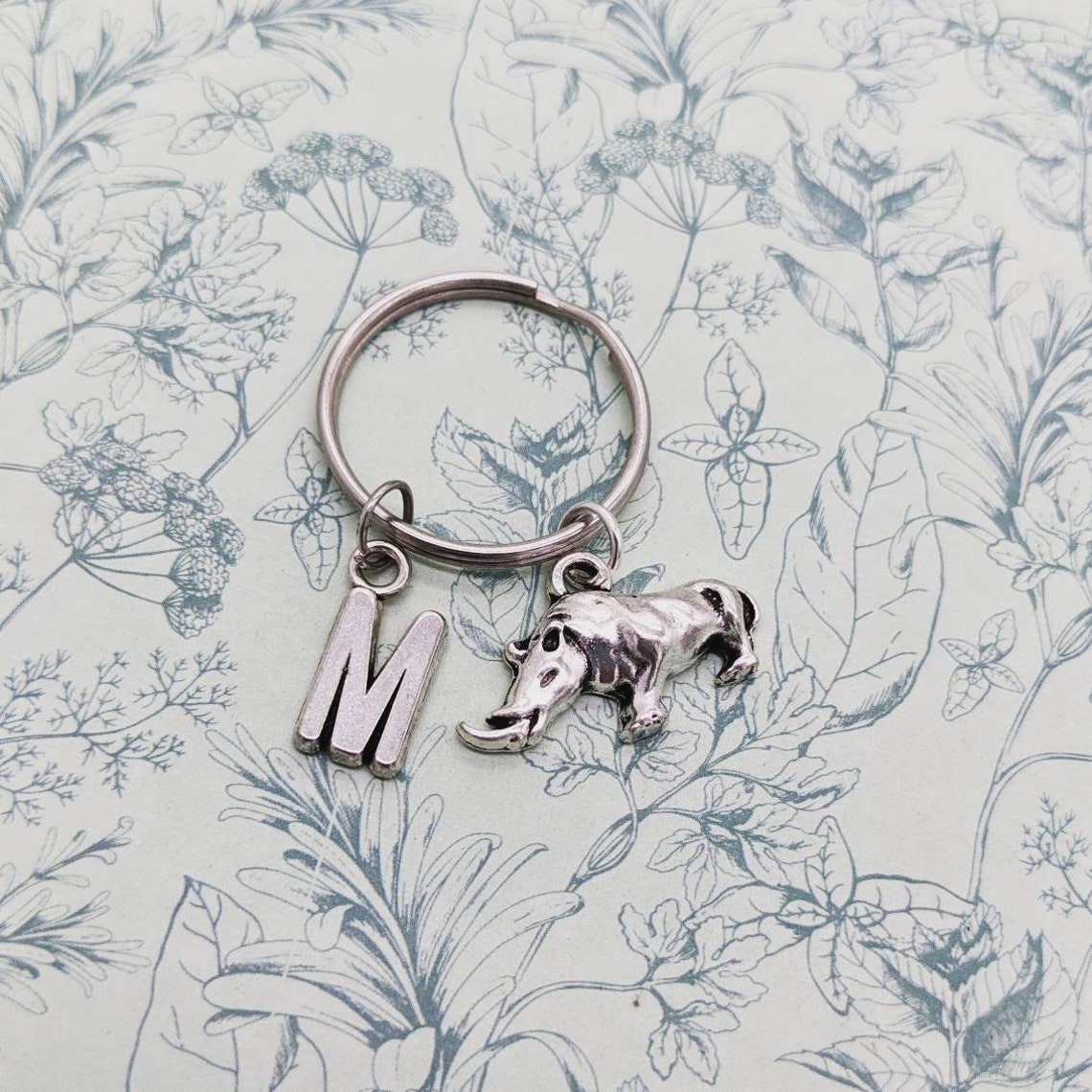 Rhino keyring rhino keychain rhino lover gifts animal | Etsy