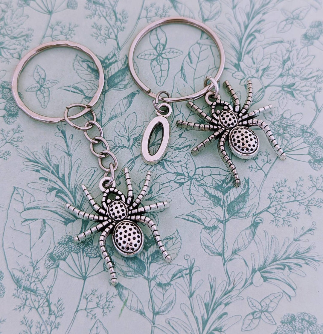 Spider Keyring, Spider Keychain, Tarantula Keychain, Spider Bag Charm ...