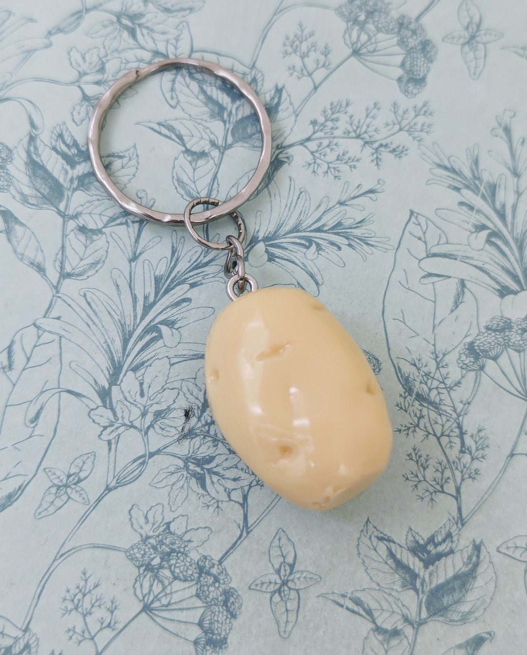Potatoe Keychain, Farmer Keychain, Food Charm, Foodie Gifts, Food ...