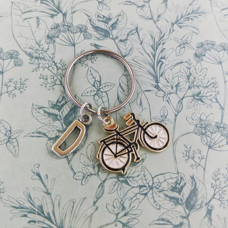 Bicycle Keychain - Etsy