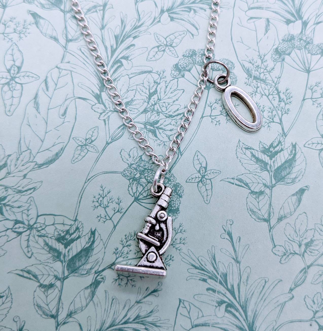 Microscope necklace science graduate gifts DNA necklace | Etsy