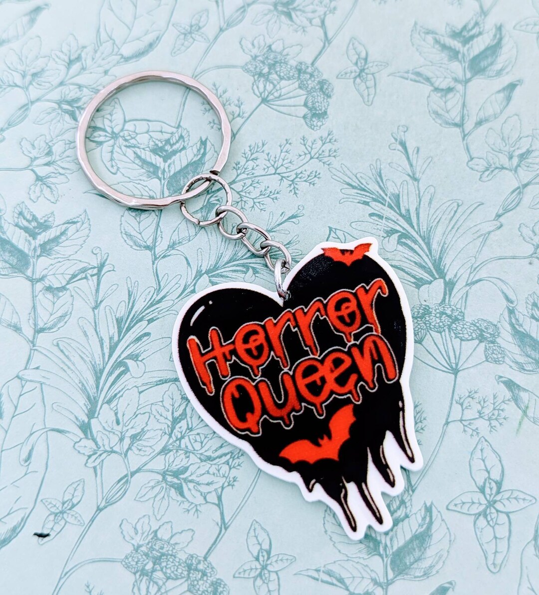 Horror Queen Keychain, Horror Lover Gifts, Horror Film Fan, Halloween ...