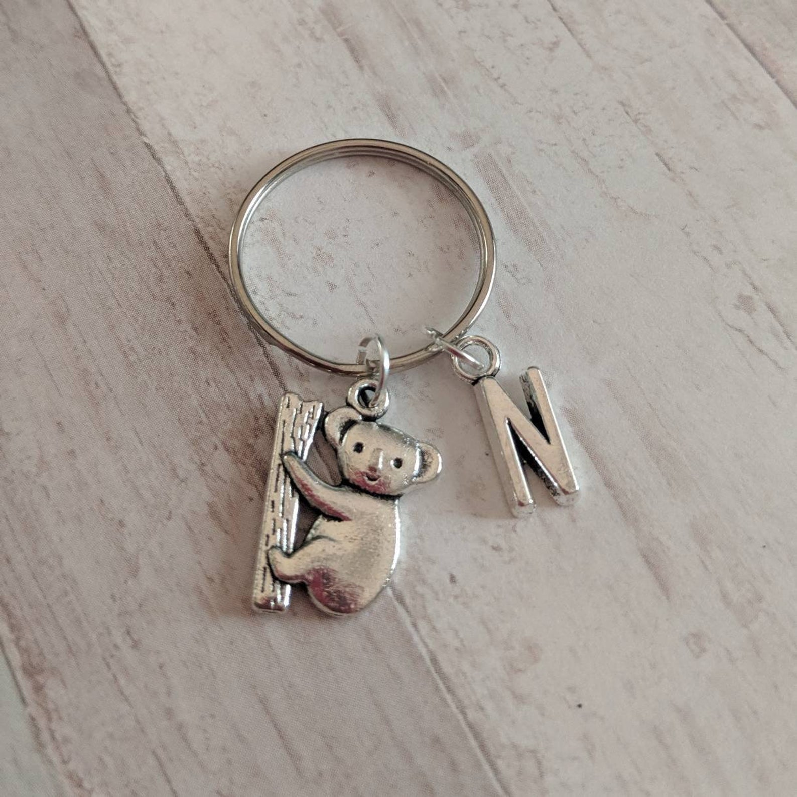 Koala Keyring Koala Gifts Personalised Keyring Charm - Etsy UK