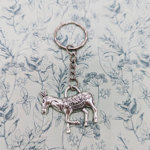 Donkey Keychain Donkey Lover Gifts Donkey Charm Vet Gift | Etsy