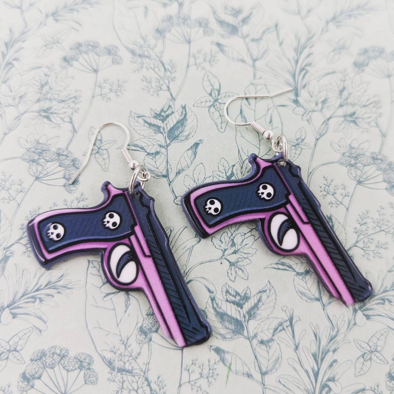 Weapon Earrings - Etsy