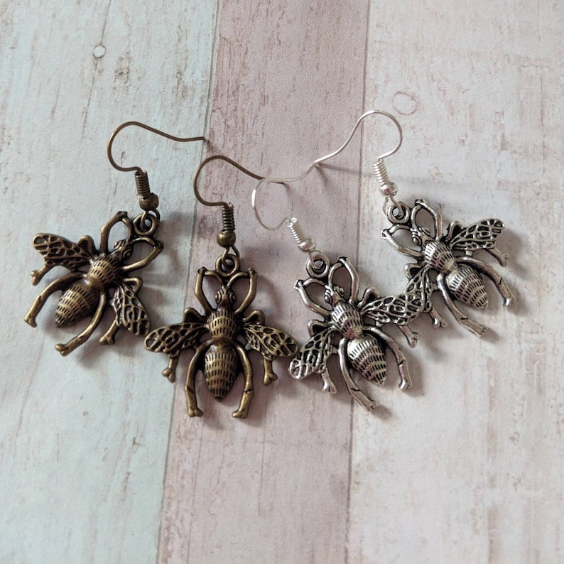 Wasp Earrings Insect Earrings Summer Earrings Bee Earrings - Etsy UK