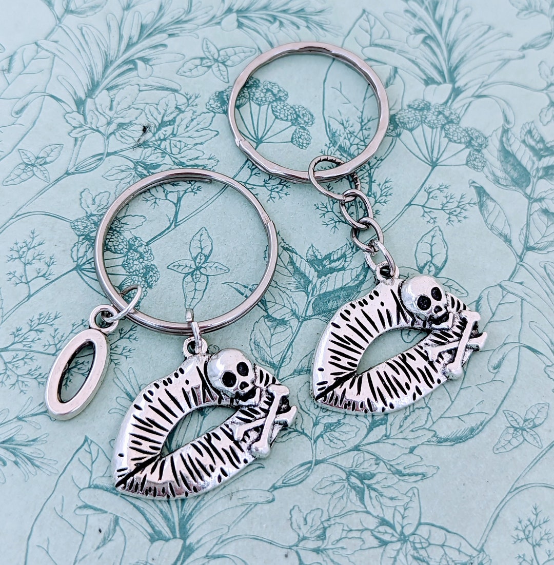 Skull Lips Keychain, Day of the Dead Gifts, Halloween Gifts, Halloween ...