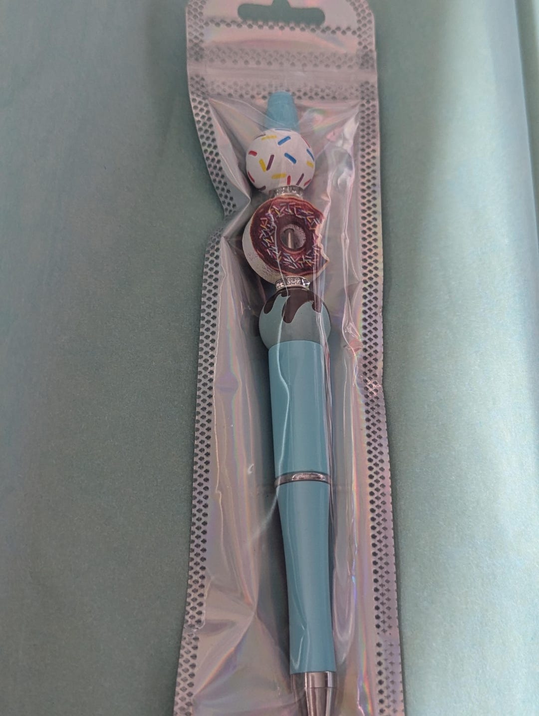 Donut Bead Pen, Handmade Pens, Donut Lovers, Stationery Lover Gifts ...