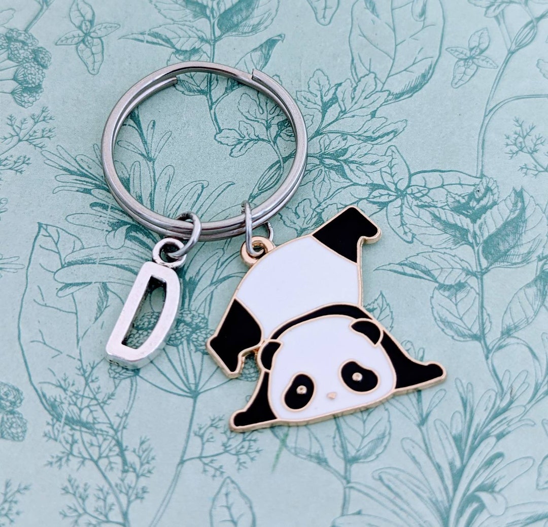 Panda Keychain, Panda Keyring, Gifts for Panda Lovers, Panda ...