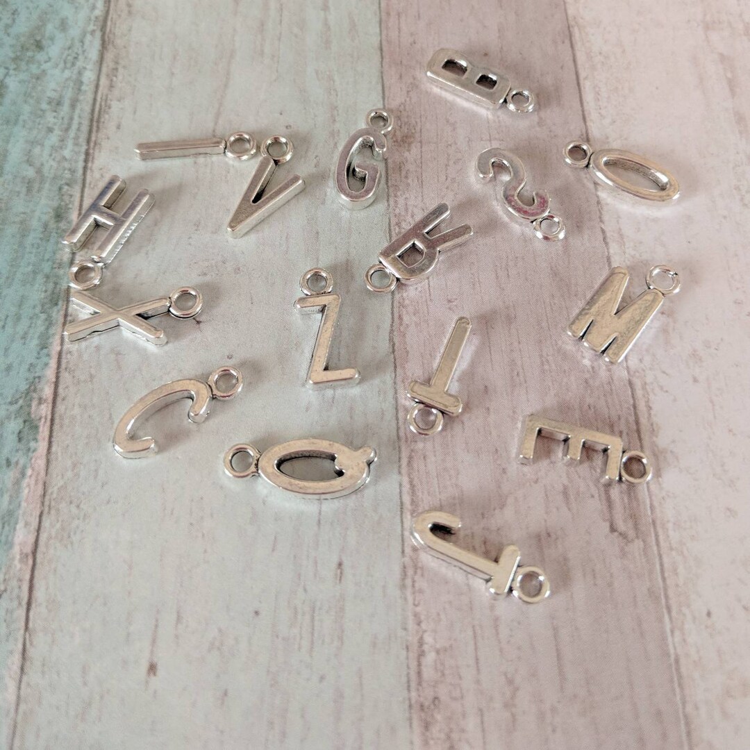 Add an Initial Charm, Necklace Add On, Keyring Add On, Keychain Add On ...