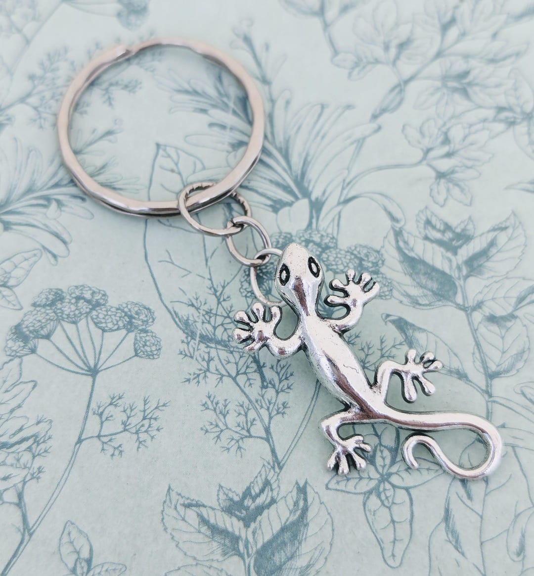 Personalised Lizard Keychain, Lizard Reptile Gifts, Reptile Mom Gifts ...