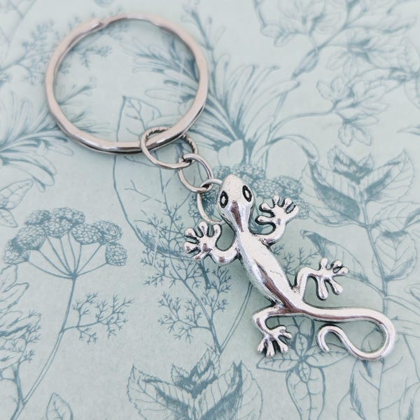 Lizard Keychain - Etsy
