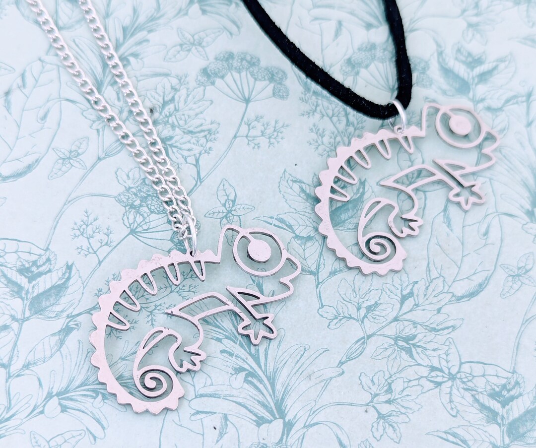 Chameleon Necklace, Chameleon Jewellery, Gifts for Chameleon Moms ...