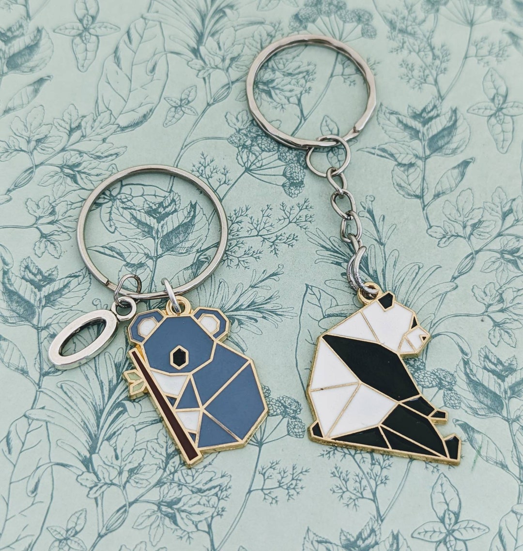 Koala Bear Keychain, Panda Keychain, Panda Lover Gifts, Koala Bear ...